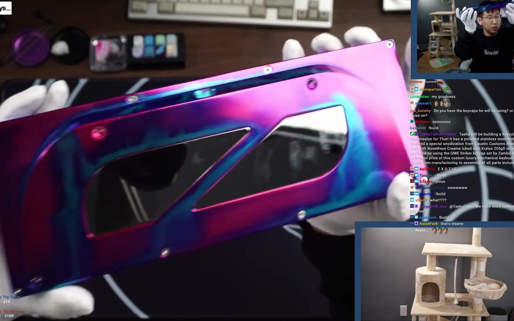 【搬运】Taeha - Keycult 60% 3500美元的键盘（The Making of Tfue's $3500 Custom ...