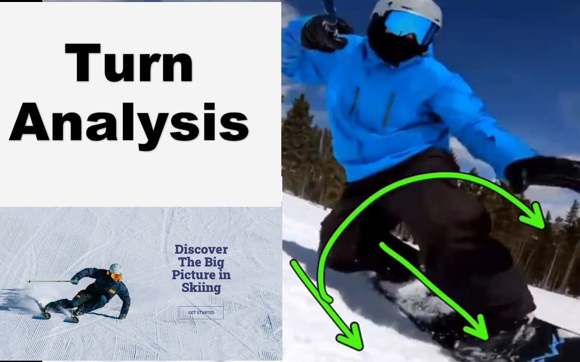 [Ryan Knapton] 单板转弯换刃分析 Snowboard Turn Analysis by Professional skier ...