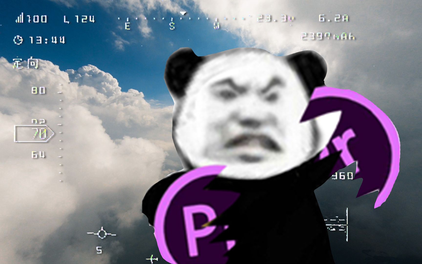 【带你看暴雨前的云海】 HUD制作流程揭秘 固定翼FPV_哔哩哔哩_bilibili