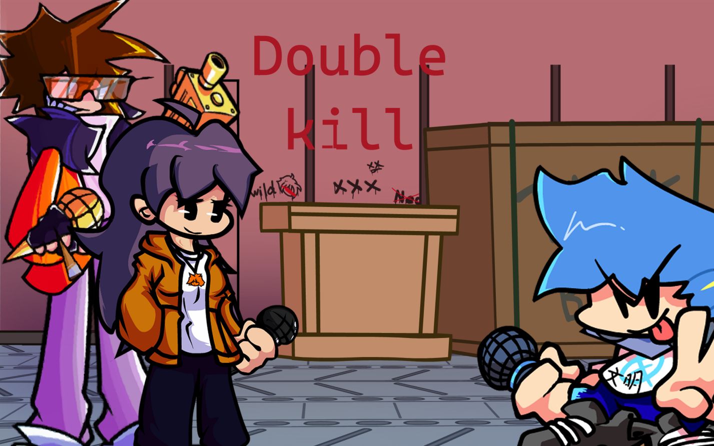 【FNF x impostor】double kill但是是我和铁宝来唱-打胶姐姐offical-打胶姐姐offical-哔哩哔哩视频