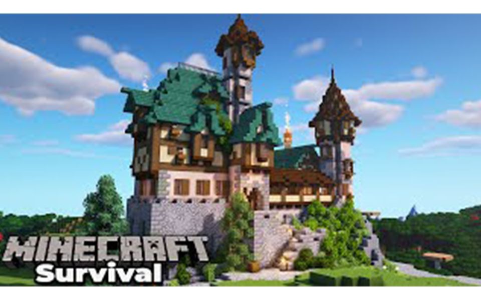 【fWhip】MINECRAFT我的世界 做个好看的中世纪庄园_哔哩哔哩_bilibili