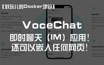 低体量的即时聊天软件--VOCECHAT 部署与使用体验 - 哔哩哔哩