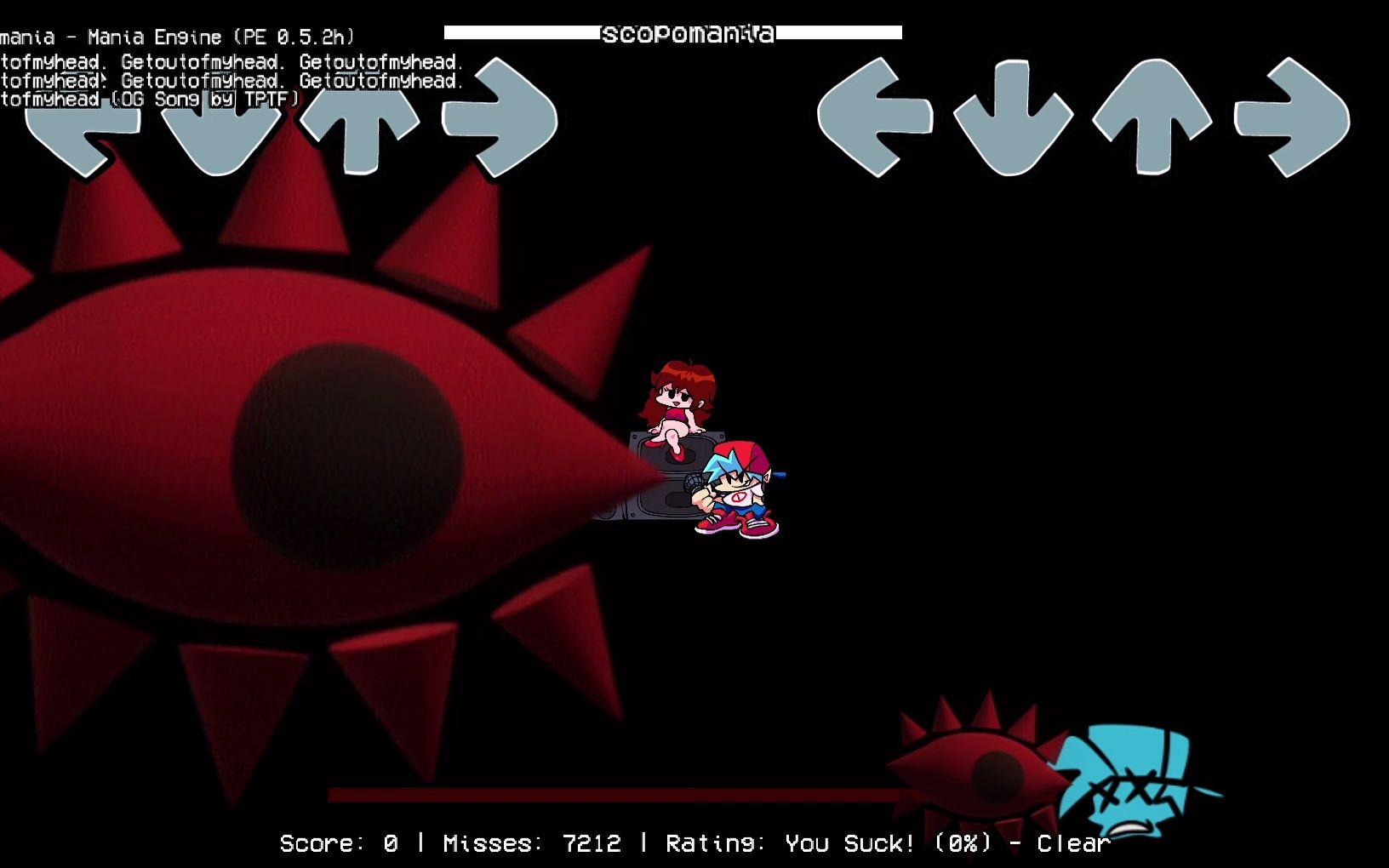 Friday Night Funkin阴间模组VS 注视之眼 7000+notes