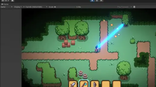 039Unity制作2D自顶向下RPG_拾取弹出窗口_哔哩哔哩_bilibili