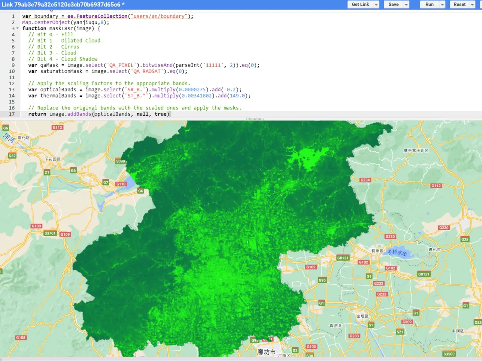 GEE计算NDVI与FVC植被覆盖度_哔哩哔哩_bilibili