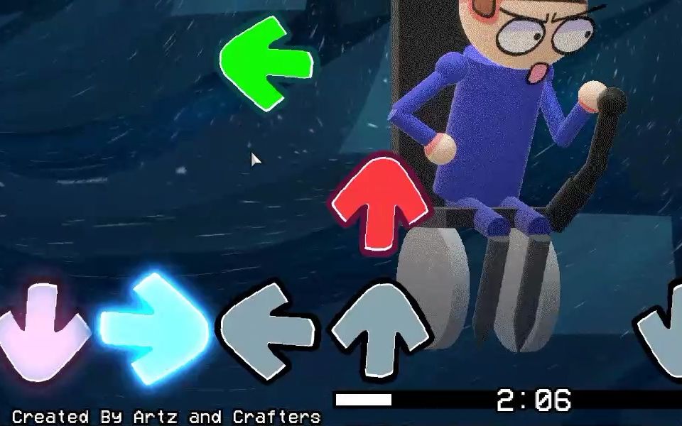 [FNF]如何使用script做出disability的箭头旋转_哔哩哔哩bilibili