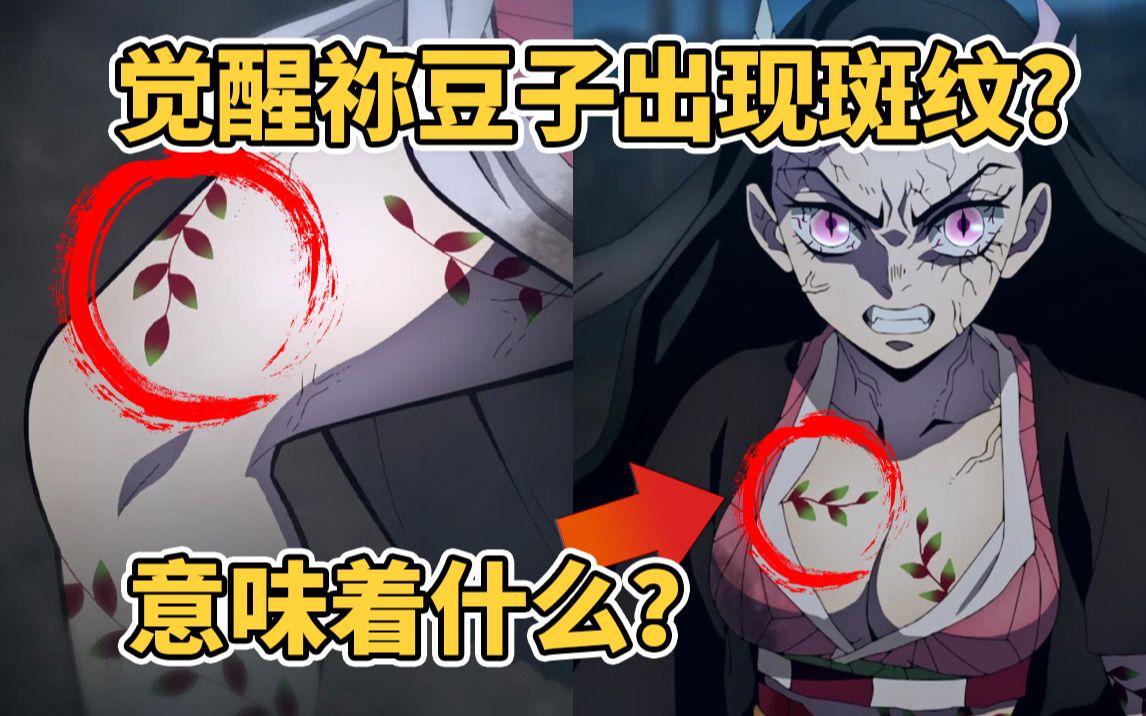 【鬼灭之刃】觉醒的祢豆子为什么会全身布满柳纹？鬼也能开启斑纹？她是如何克服阳光的？实力可吊打堕姬吗？_哔哩哔哩_bilibili