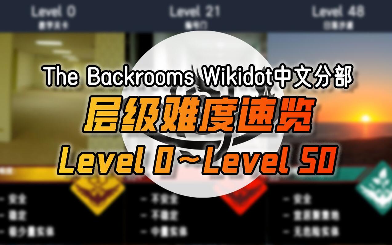 【The Backrooms后室】Wikidot层级（Level）难度等级速览（ - 哔哩哔哩