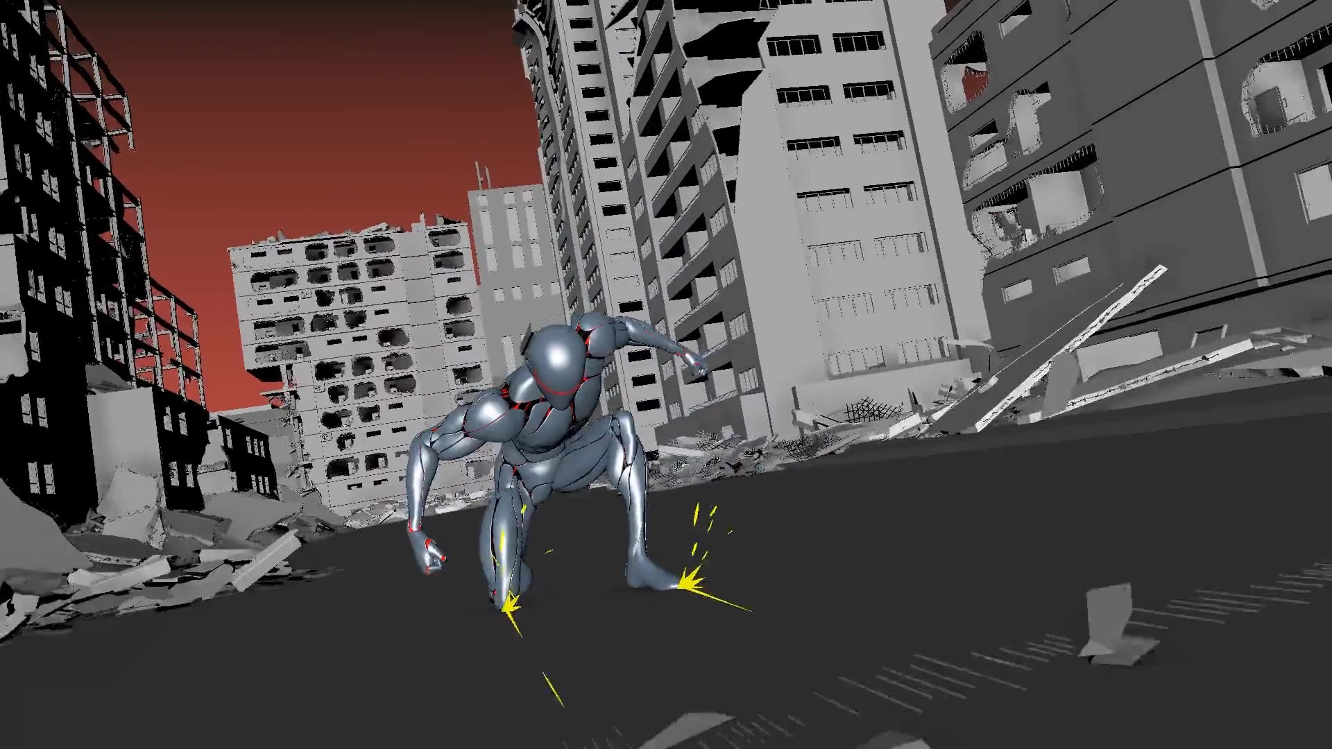 David Han 动画作品Cyborg Crash Land_哔哩哔哩_bilibili