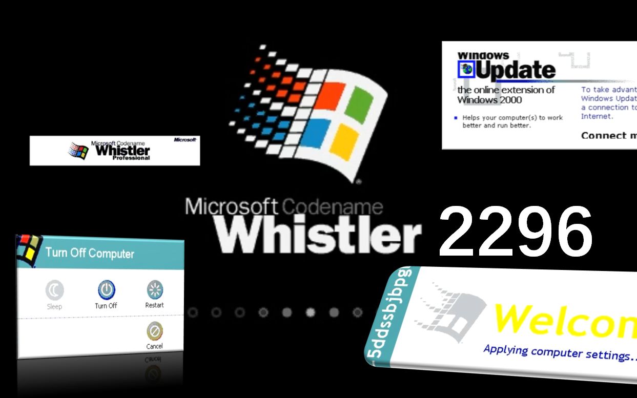 【含安装过程和彩蛋】Windows Whistler 2296体验_哔哩哔哩 (゜-゜)つロ 干杯~-bilibili