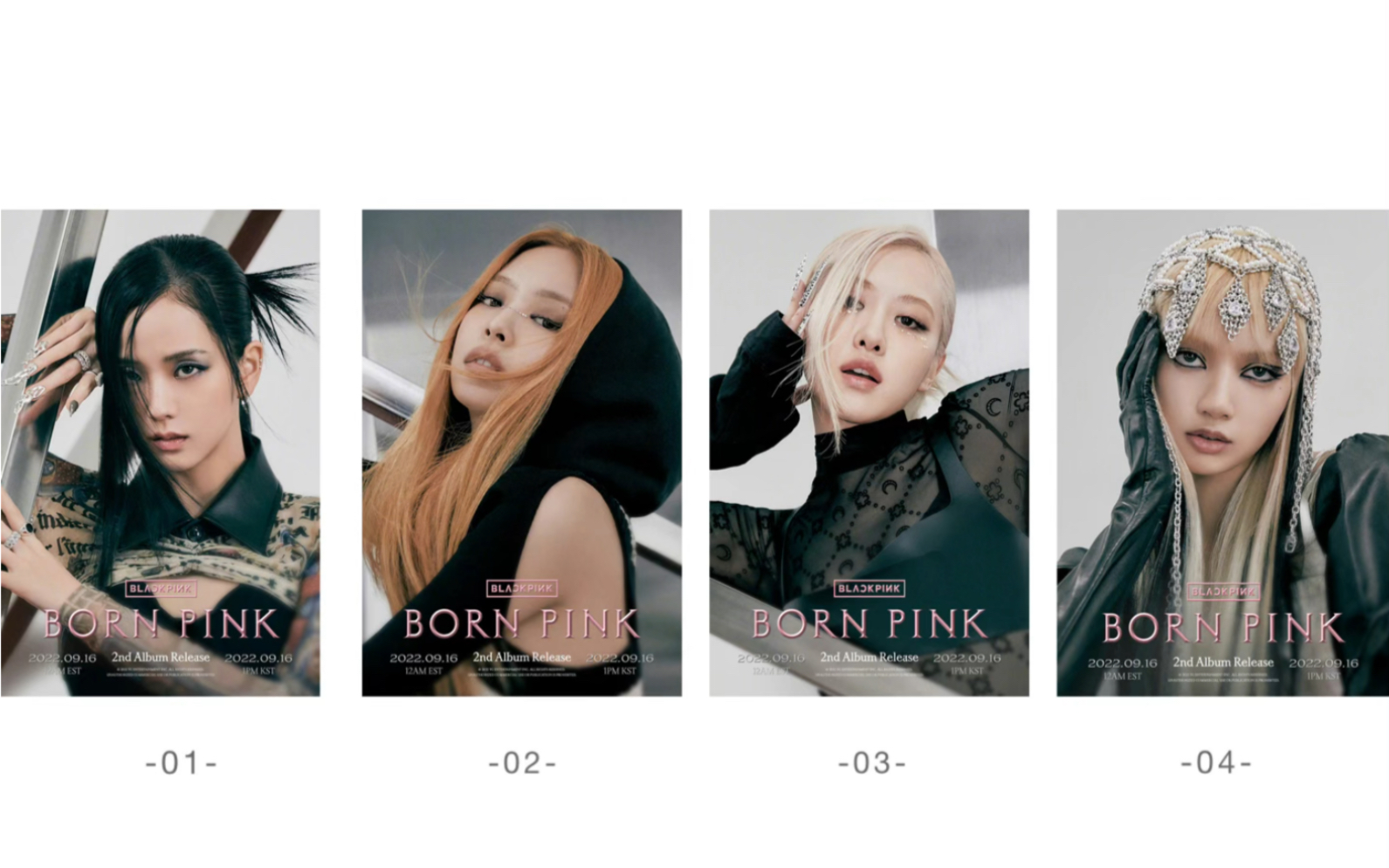 blackpink 正规二辑《born pink》成员个人预告照公开 期待9.16啊_哔哩哔哩_bilibili