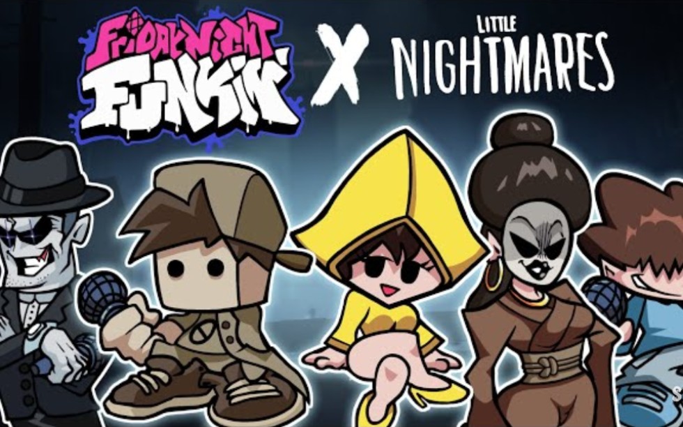 Friday Night Funkin' X Little Nightmares Character Mashup!Toxic Lord ...