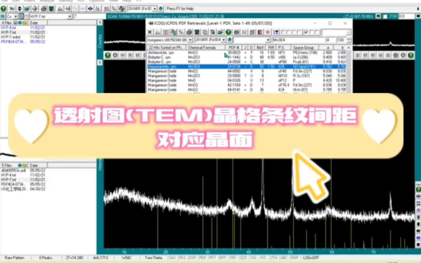 Gatan DigitalMicrograph 测量HRTEM 晶格条纹间距 傅里叶变换重新生成晶格