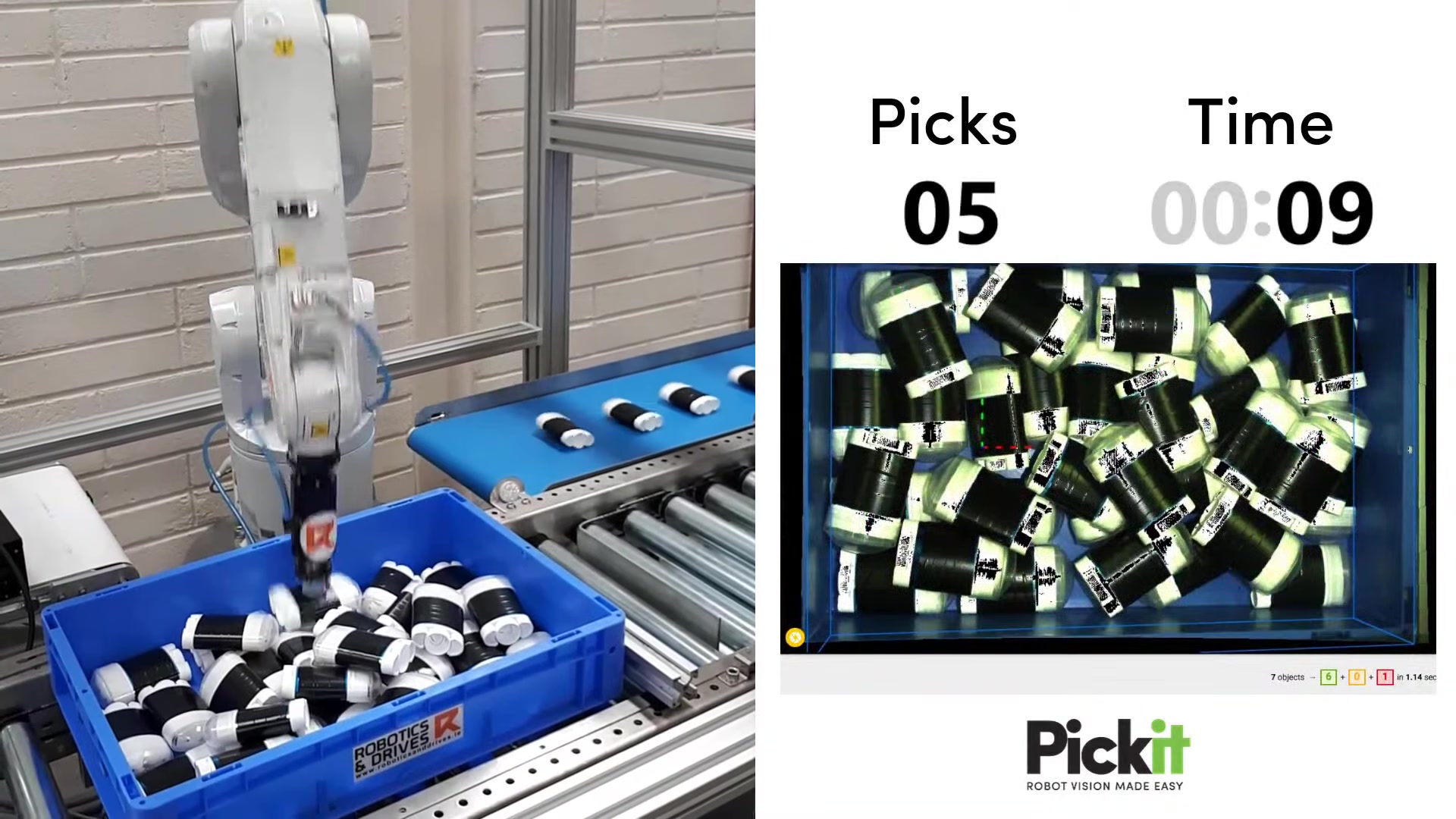 机器人视觉 Pick-it 3D 快速分拣机器人-[YouTube]_哔哩哔哩_bilibili