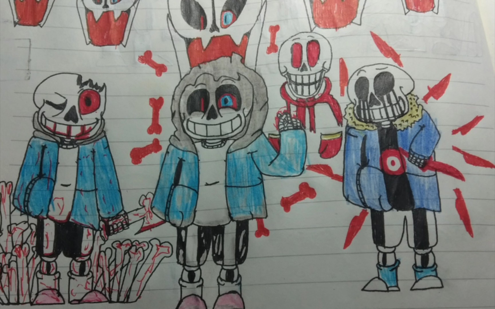 (重制版 绘画)murder time trio phase1_哔哩哔哩_bilibili