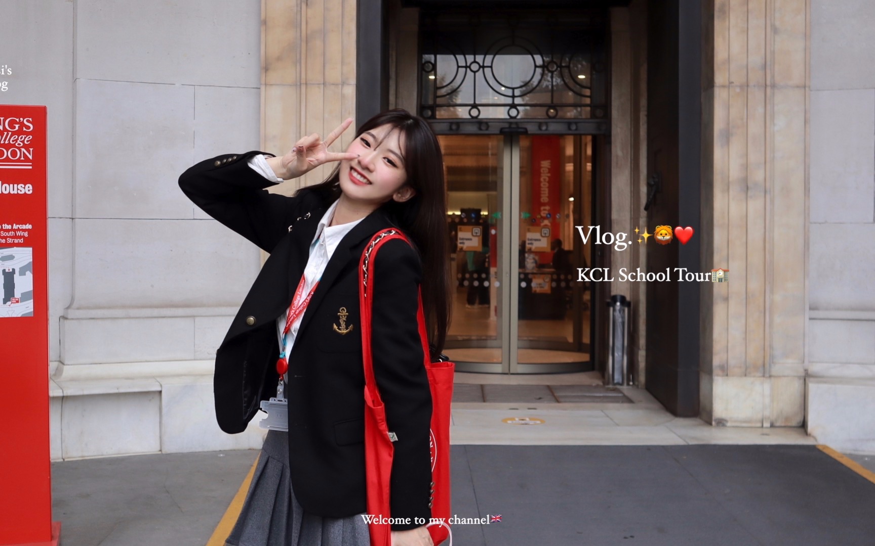 VLOG3 /KCL School Tour/ 🦁️ ️_哔哩哔哩_bilibili