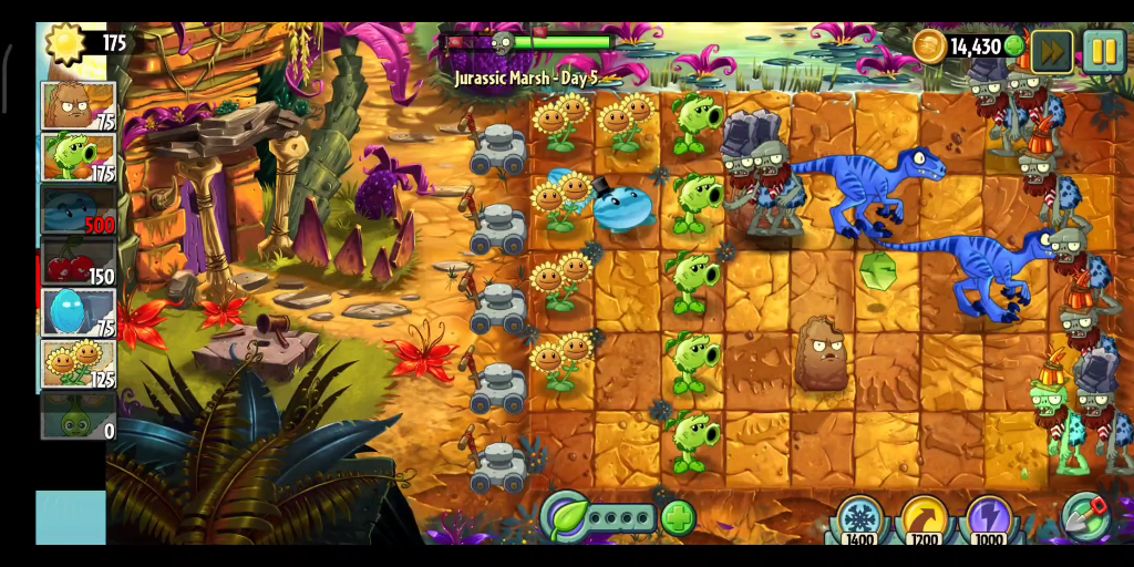 【PVZ2国际版】侏罗纪沼泽-5_哔哩哔哩_bilibili