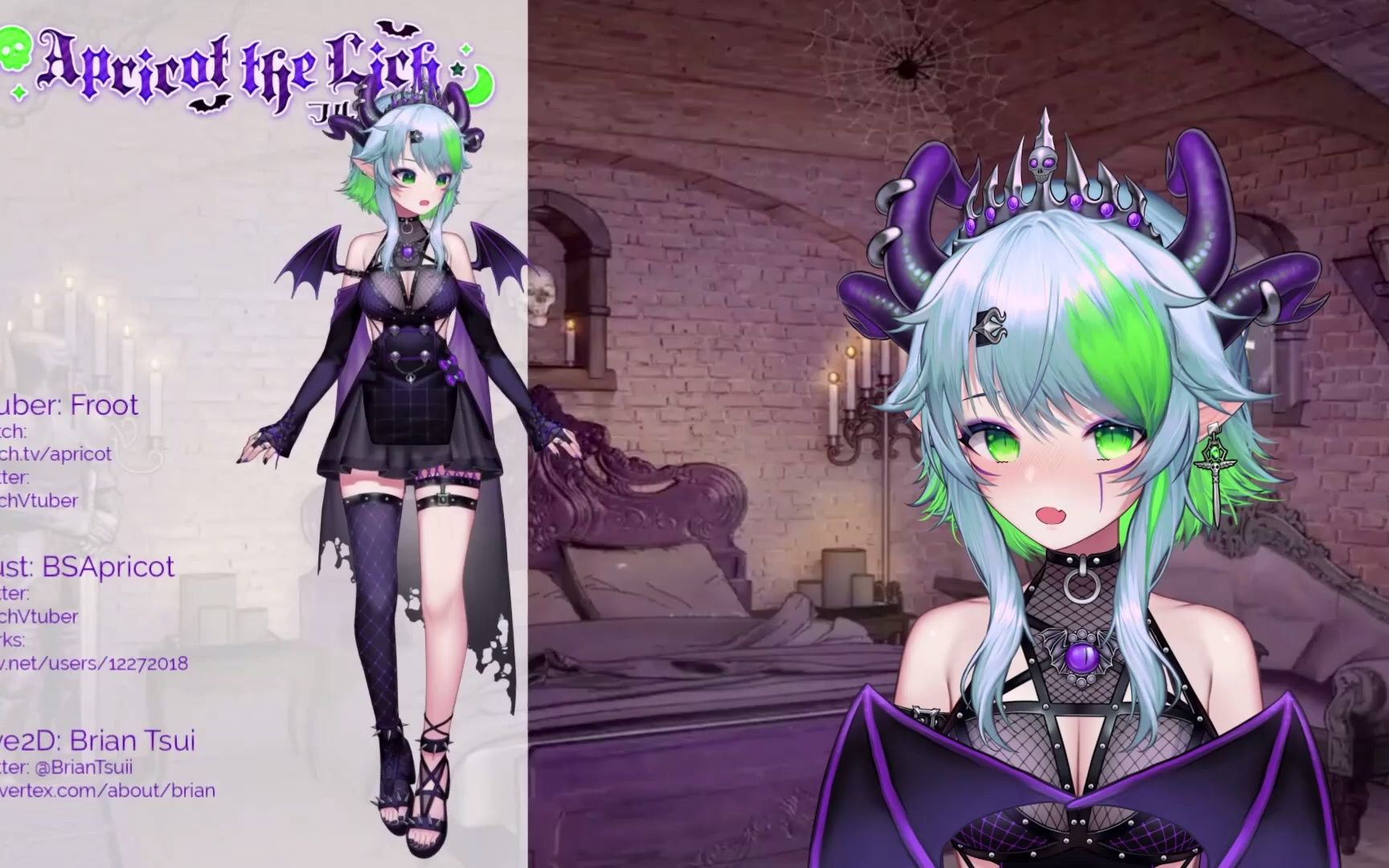 【模型展示】Lich Vtuber Froot 【Vshojo】_哔哩哔哩_bilibili