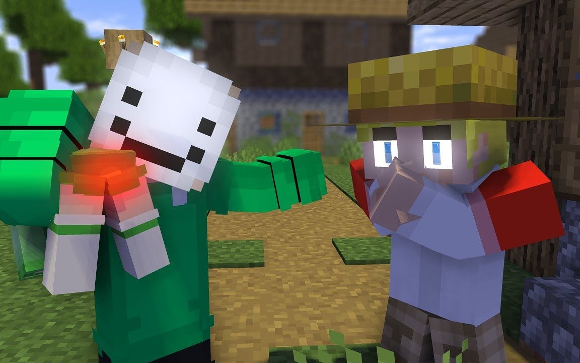 [DreamSMP动画] Dream打了Drista_哔哩哔哩_bilibili