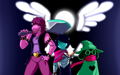 【Deltarune】通关实况_哔哩哔哩_bilibili