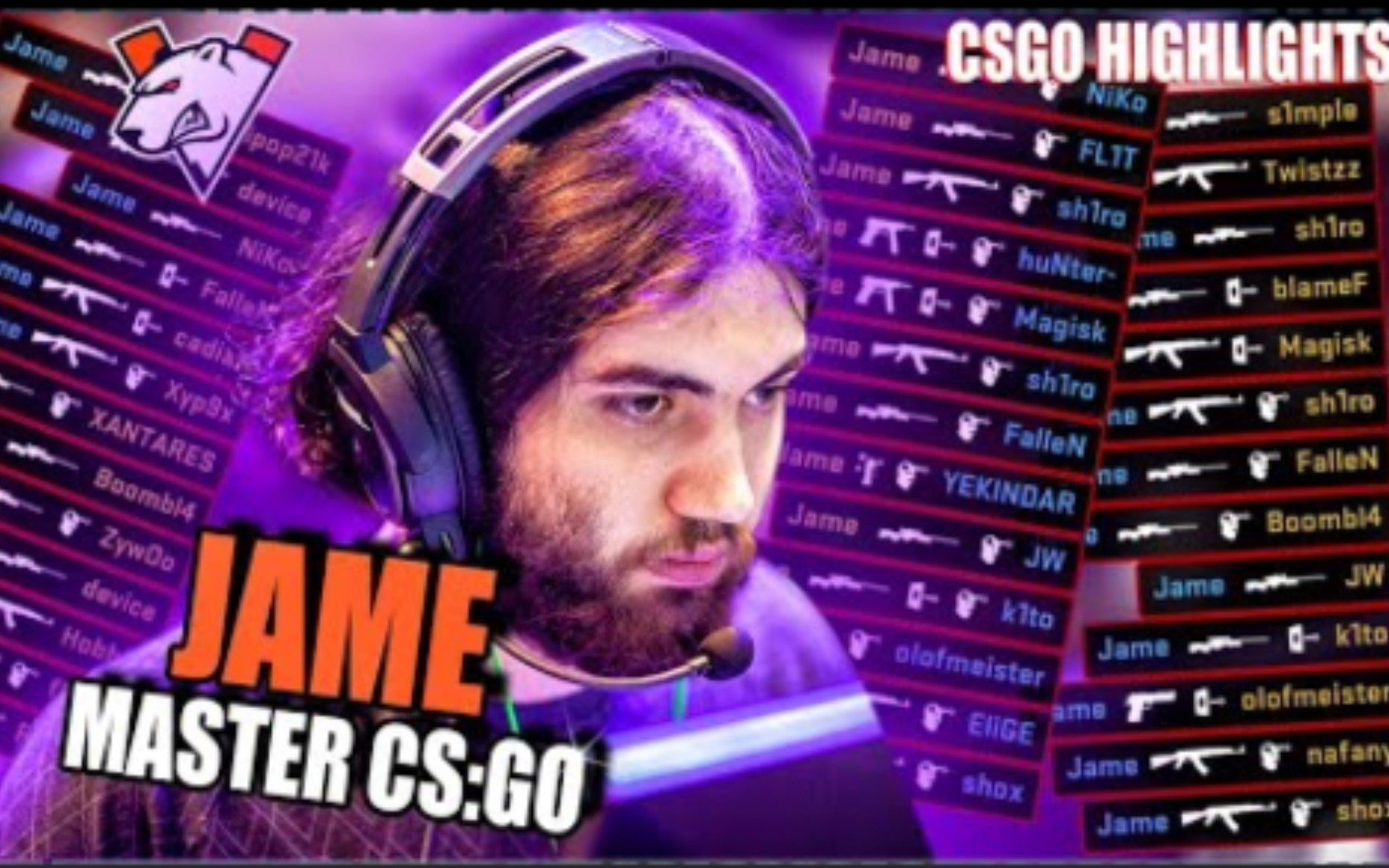 [CSGO]Jame上帝的直播集锦