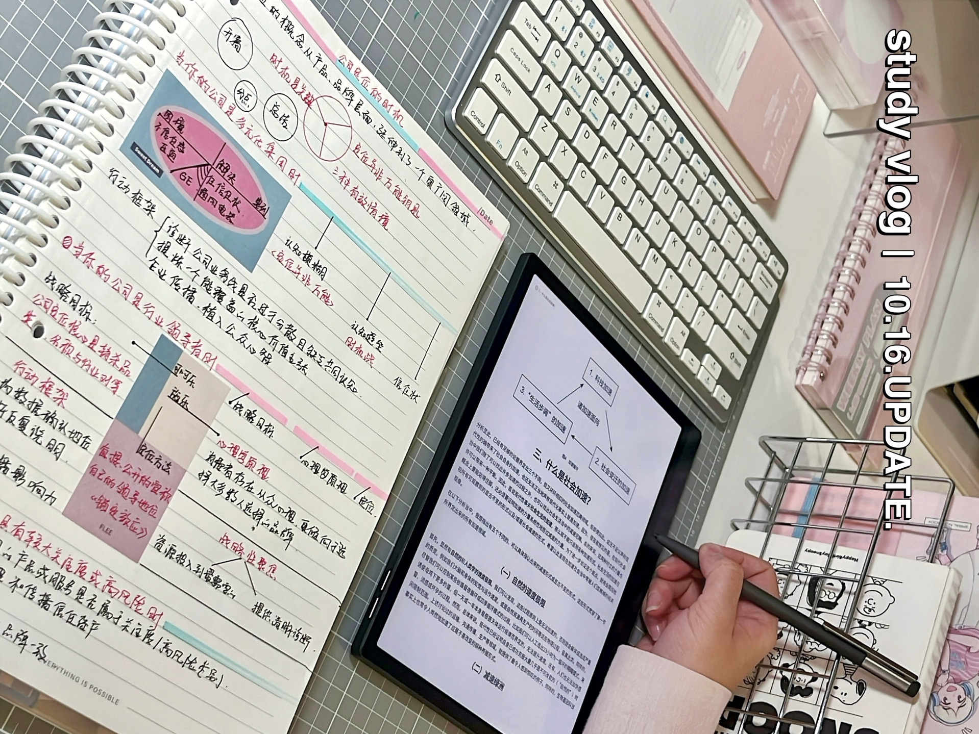 studyvlog📚22:30专注学习⏰躺学自由🎯备考-十四是学姐-十四是学姐-哔哩哔哩视频