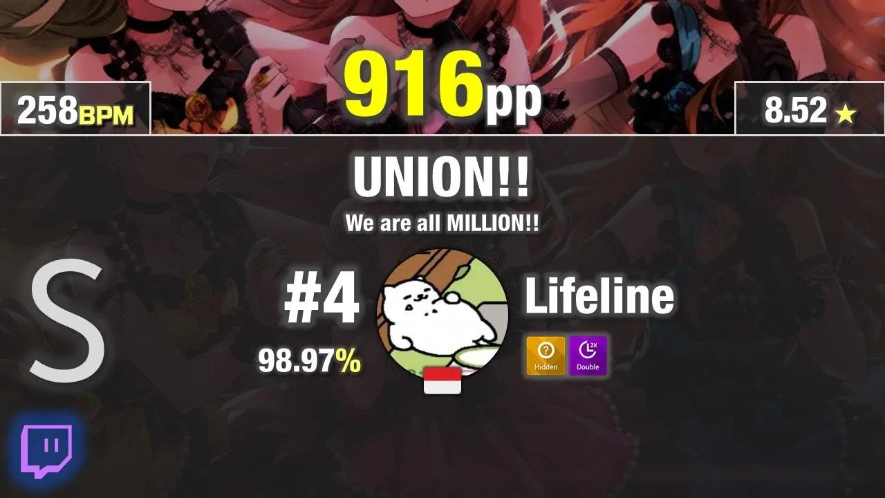 [Live] Lifeline | 765 MILLION ALLSTARS - UNION!! [We are all MILLION ...