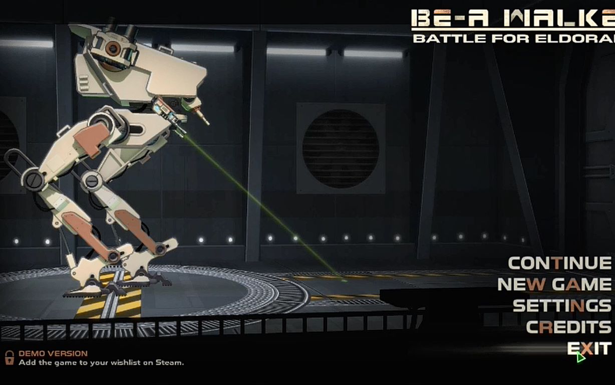 [巨型机甲步行模拟]——BE-A Walker Demo试玩_哔哩哔哩_bilibili