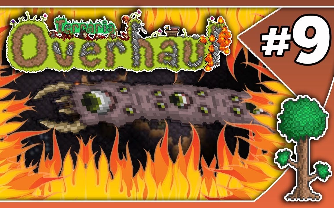 火 VS 世界吞噬者! Terraria Overhaul Mod EP.9_哔哩哔哩 (゜-゜)つロ 干杯~-bilibili