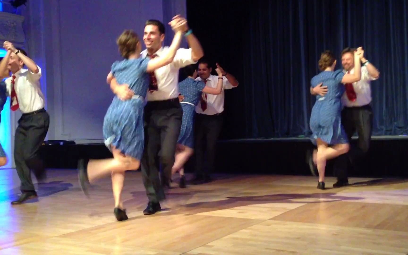 Stephen and Chanzie Shag Routine 2014_哔哩哔哩_bilibili