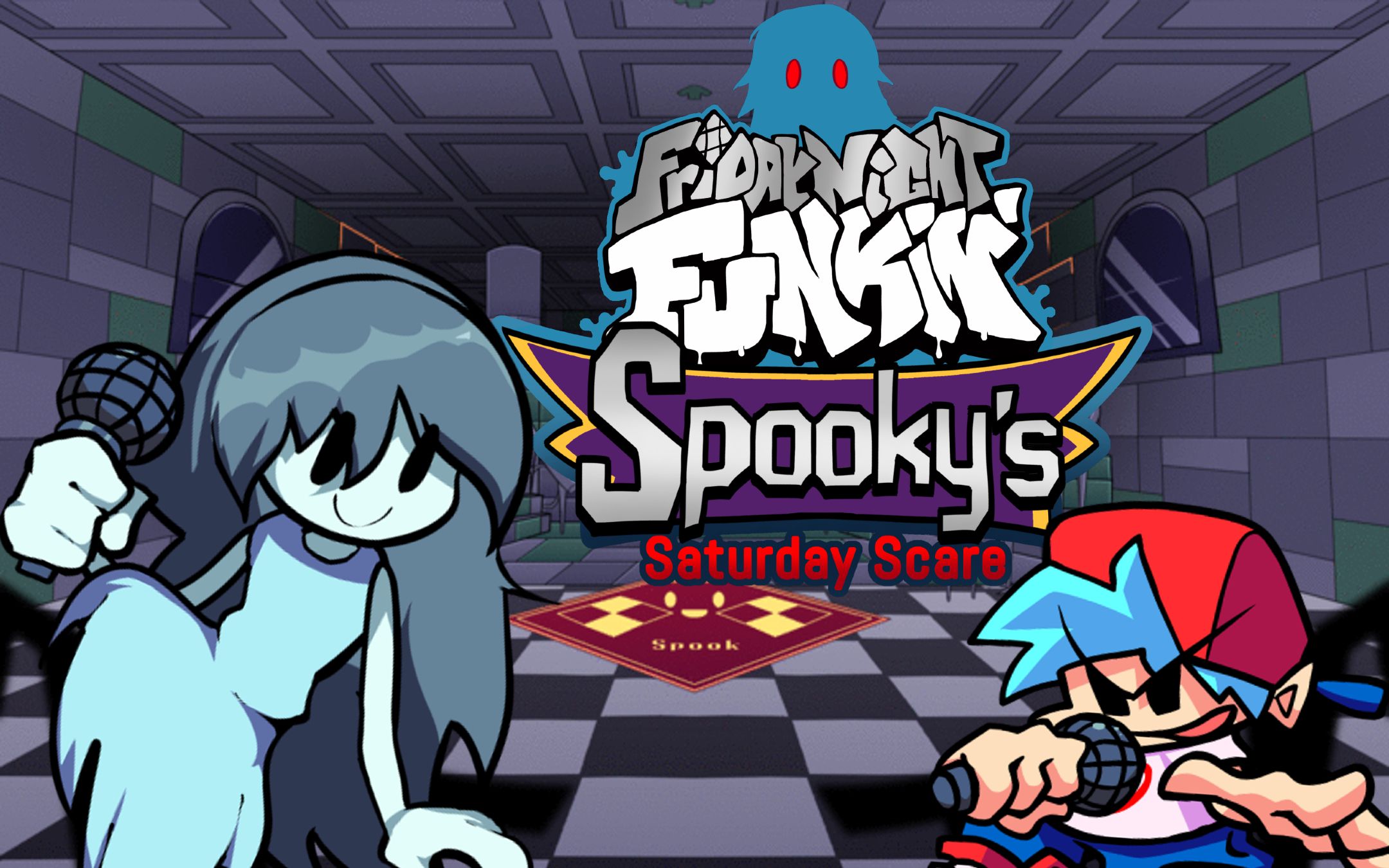 [FNF模组] 没开魔法而被拒之门外的up主（Spooky's_Saturday_Scare 周六幽魂惊吓 VS Spooky）