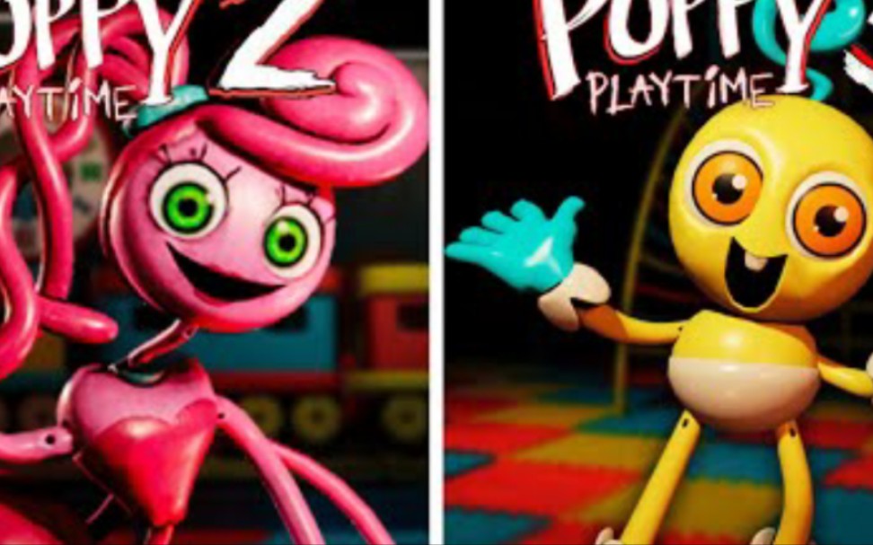 Poppy playtime 2预告片 vs Poppy playtime 3同人预告片_哔哩哔哩_bilibili