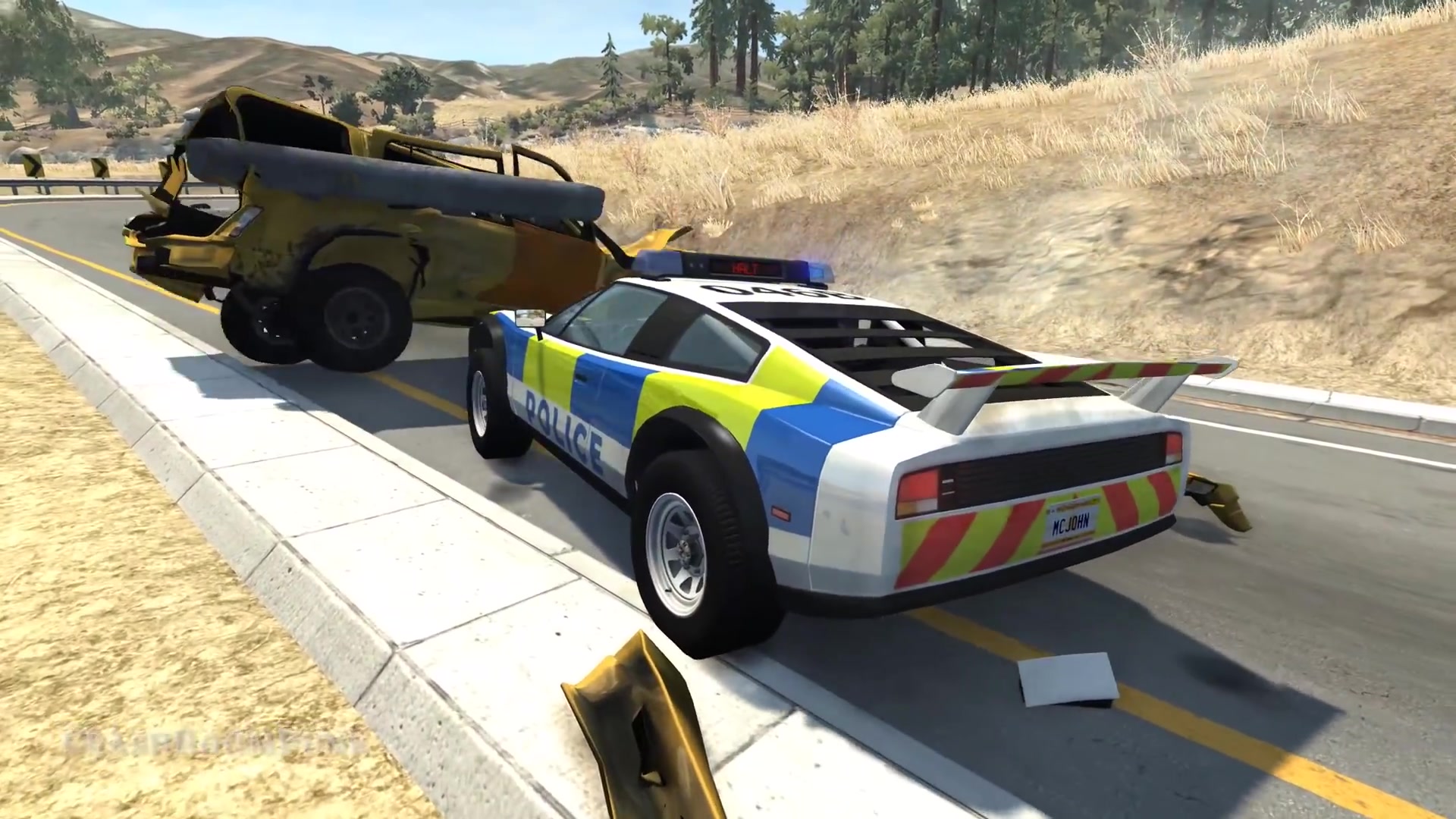 Beamng Drive Police Chase Crash Boom Punk - The Best Picture Of Beam