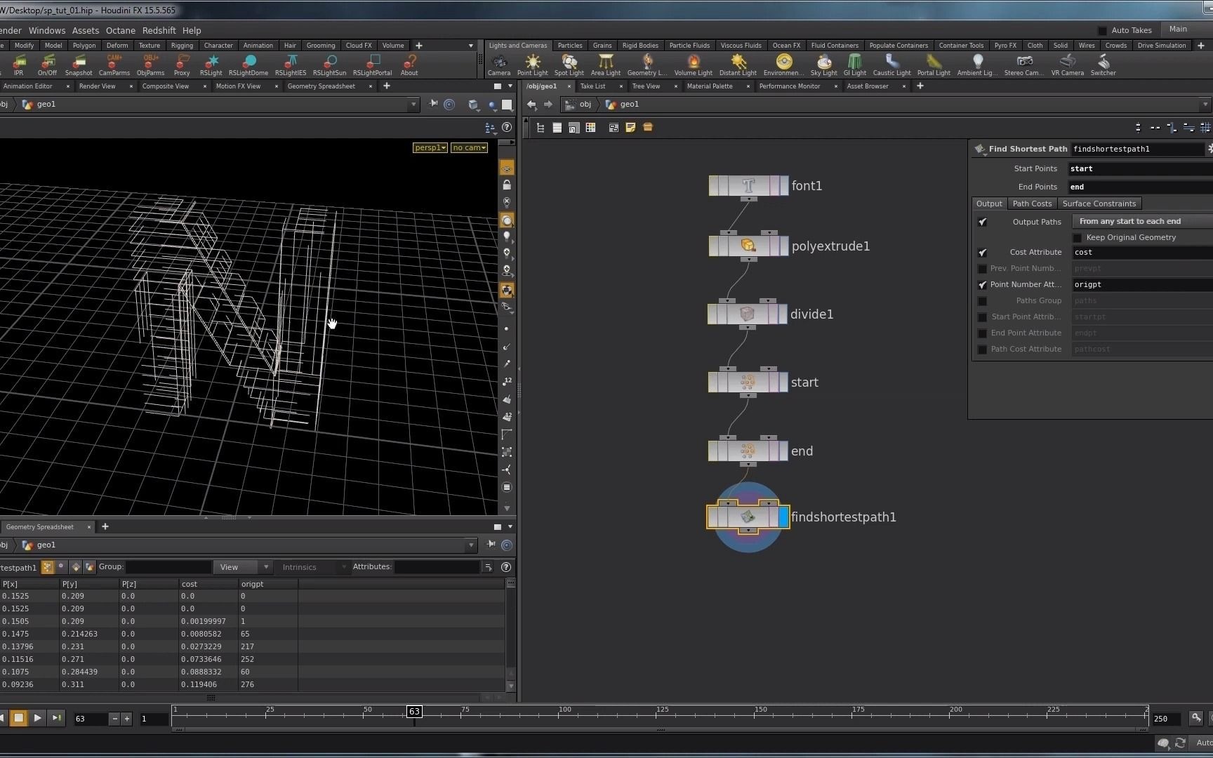 Entagma -Houdini最短路径增长细分 Special Guest Ben Watts- Shortest Path Growth