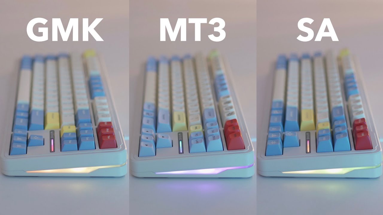 [Typing Sounds Only] SPACE80:APOLLO with GMK, MT3, SA Keycaps_哔哩哔哩_bilibili