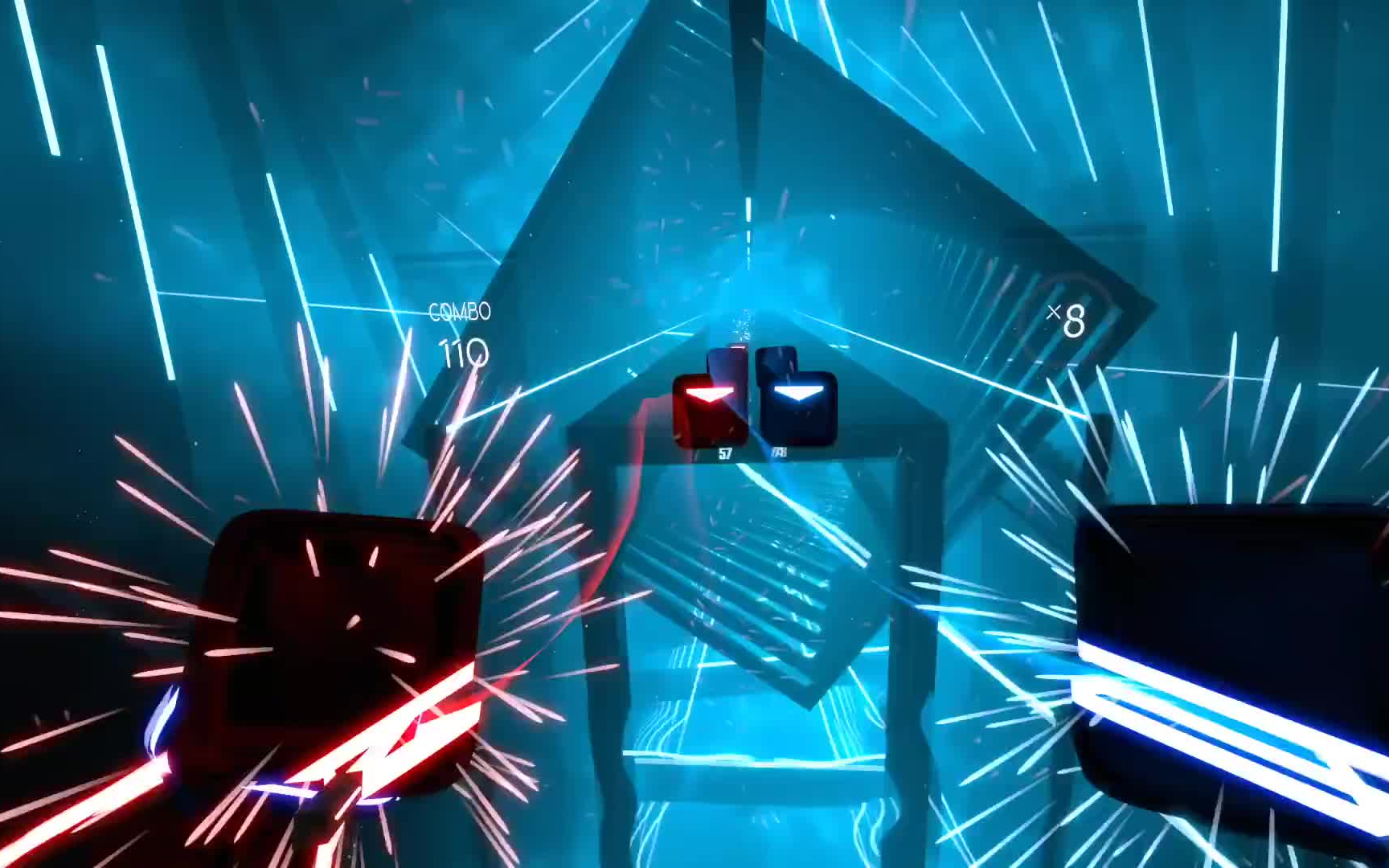 一款会玩断手的游戏Beat Saber VR（完整版）_哔哩哔哩_bilibili