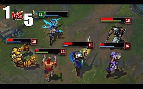 最佳1v5 五杀集锦- League of Legends_哔哩哔哩_bilibili