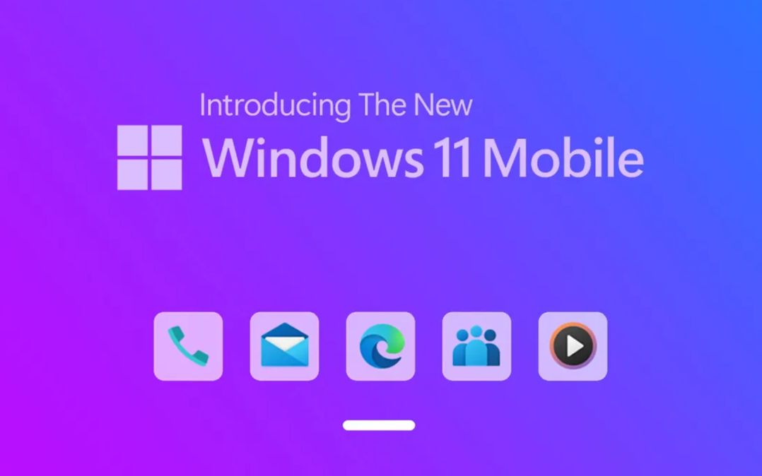 Windows 11 Mobile：顺滑，触手可得。_哔哩哔哩_bilibili