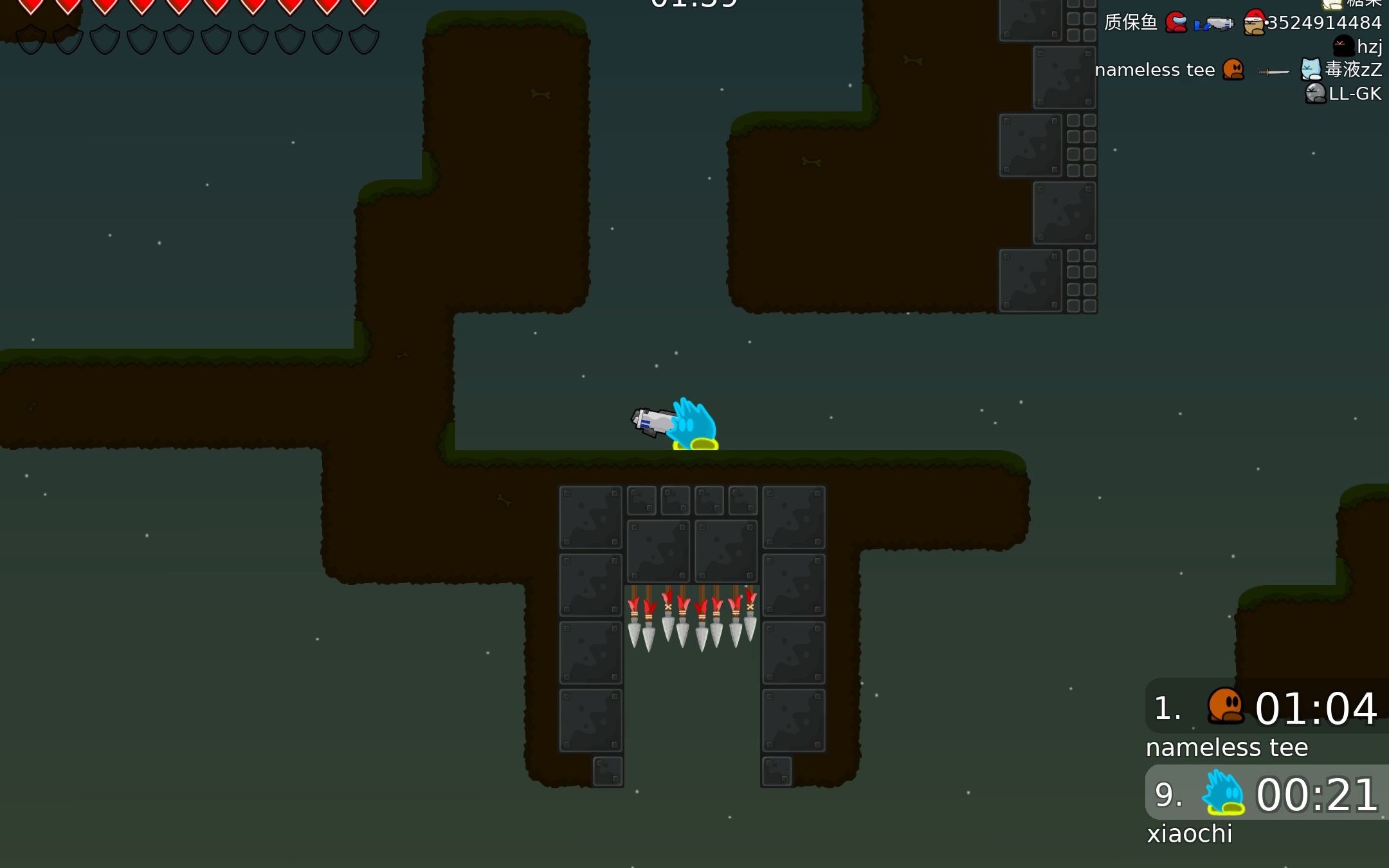 【DDNet】一局精彩的fng!第一集（未剪辑awa）_哔哩哔哩bilibili