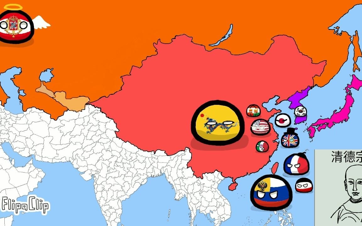 波兰球历史地图演变-千图网