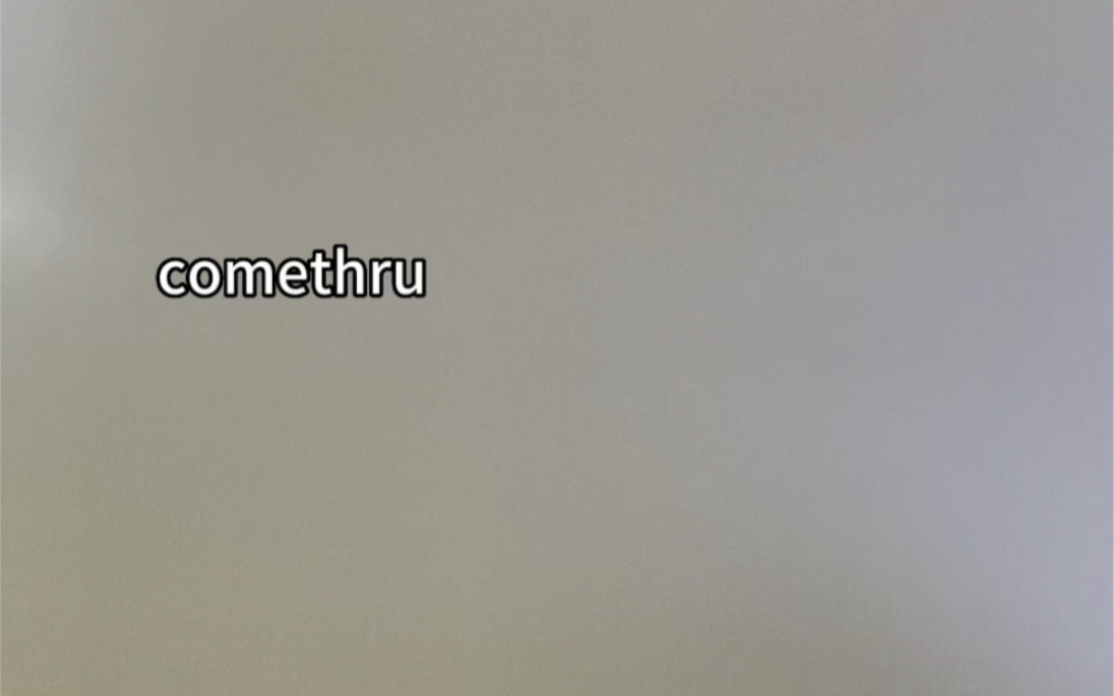 清唱comethru 一首轻快的歌-廖泽蓝_-廖泽蓝_-哔哩哔哩视频