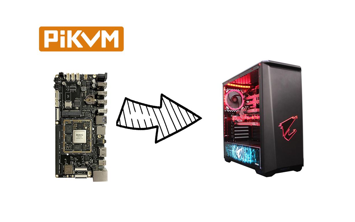 打造普通PC拥有服务器IPMI硬件级别的远程运维方案 PI KVM 硬件级远程控制-腾着啊-腾着啊-哔哩哔哩视频