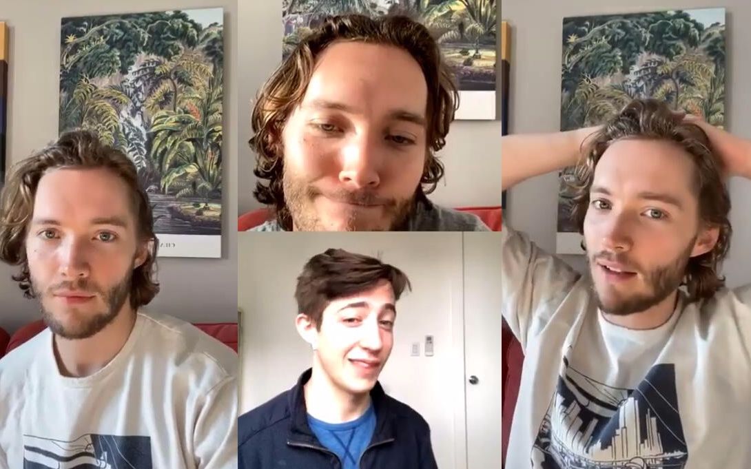 【托比瑞格波/Toby Regbo】Instagram Live 20200410 (with his brother)_哔哩哔哩_bilibili
