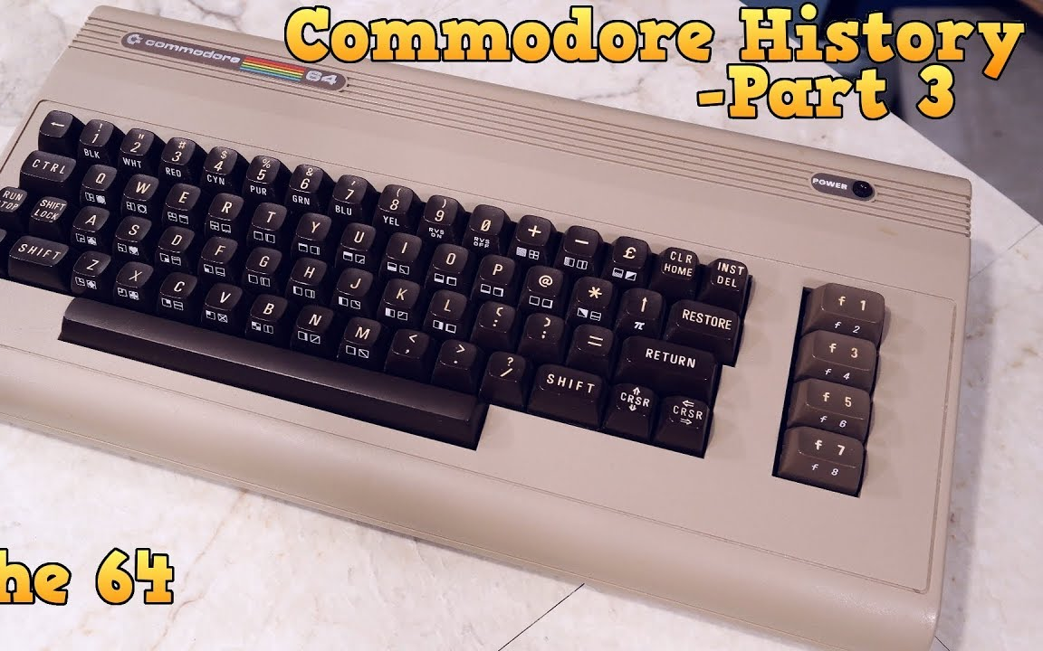 【8-Bit Guy】Commodore 的历史 第三话 - Commodore 64 第一部分_哔哩哔哩_bilibili