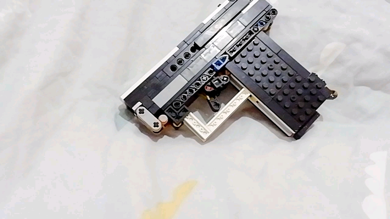 【搬运视频教程】LEGO Rubber Band Pistol Tutorial_Instructions