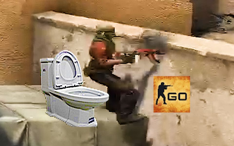 【CS:GO】大哥玩累了蹲个马桶怎么了？-big_dog_head-big_dog_head-哔哩哔哩视频