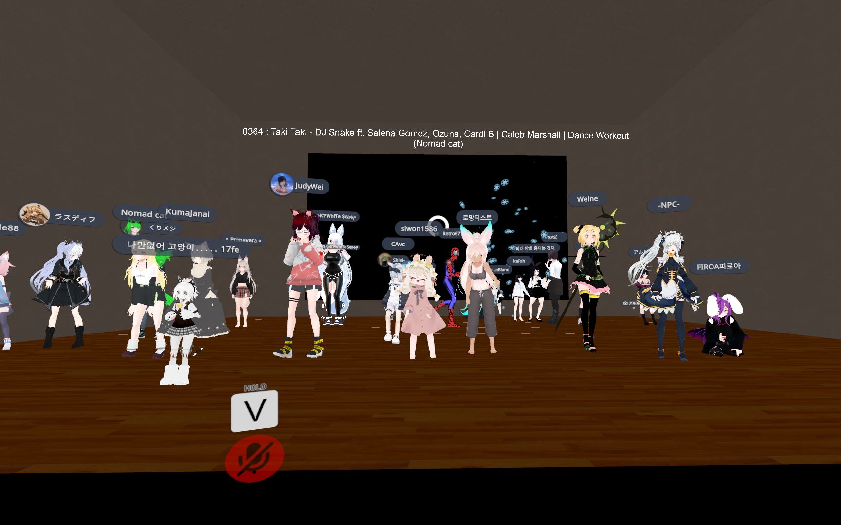 40人跳舞真不错 vrchat