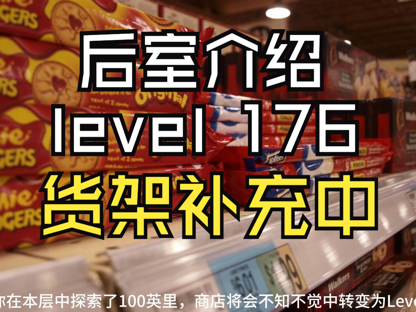 【Backrooms 后室】level 176 货架补充中【介绍】-月半墙_-月半墙_-哔哩哔哩视频