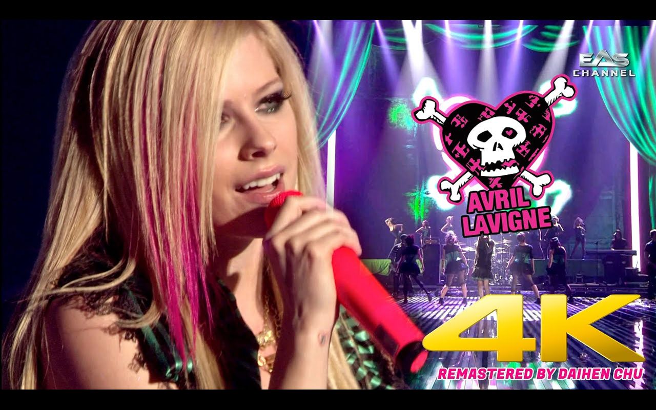 【4K】艾薇儿《Hot》MTV EMA 2007 AI修复版_哔哩哔哩_bilibili
