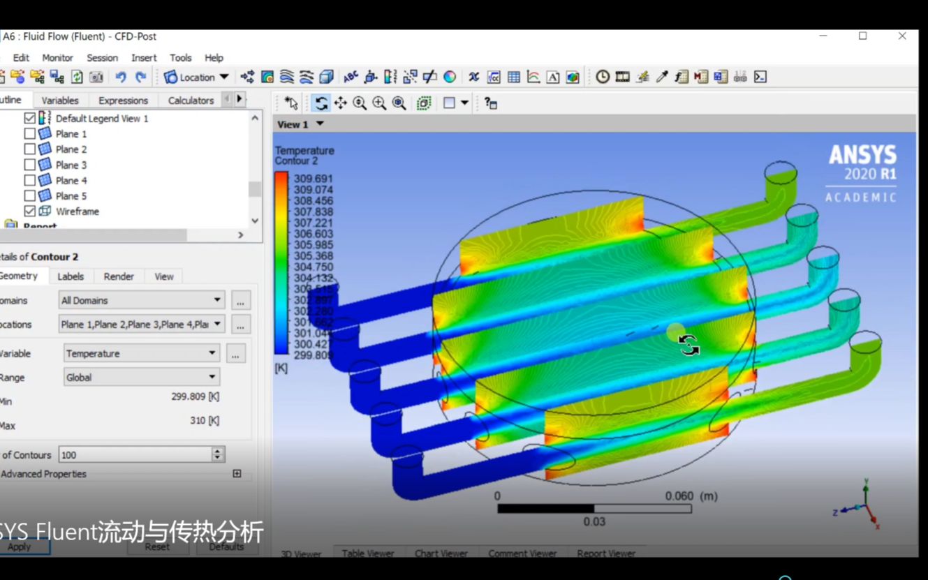【案例14】ANSYS Fluent流动与传热分析_哔哩哔哩_bilibili